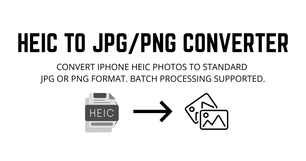 HEIC to JPG Converter - Fast Batch Conversion (100% Private)